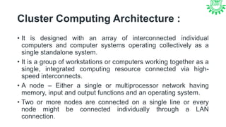 Cluster Computing | PPTX
