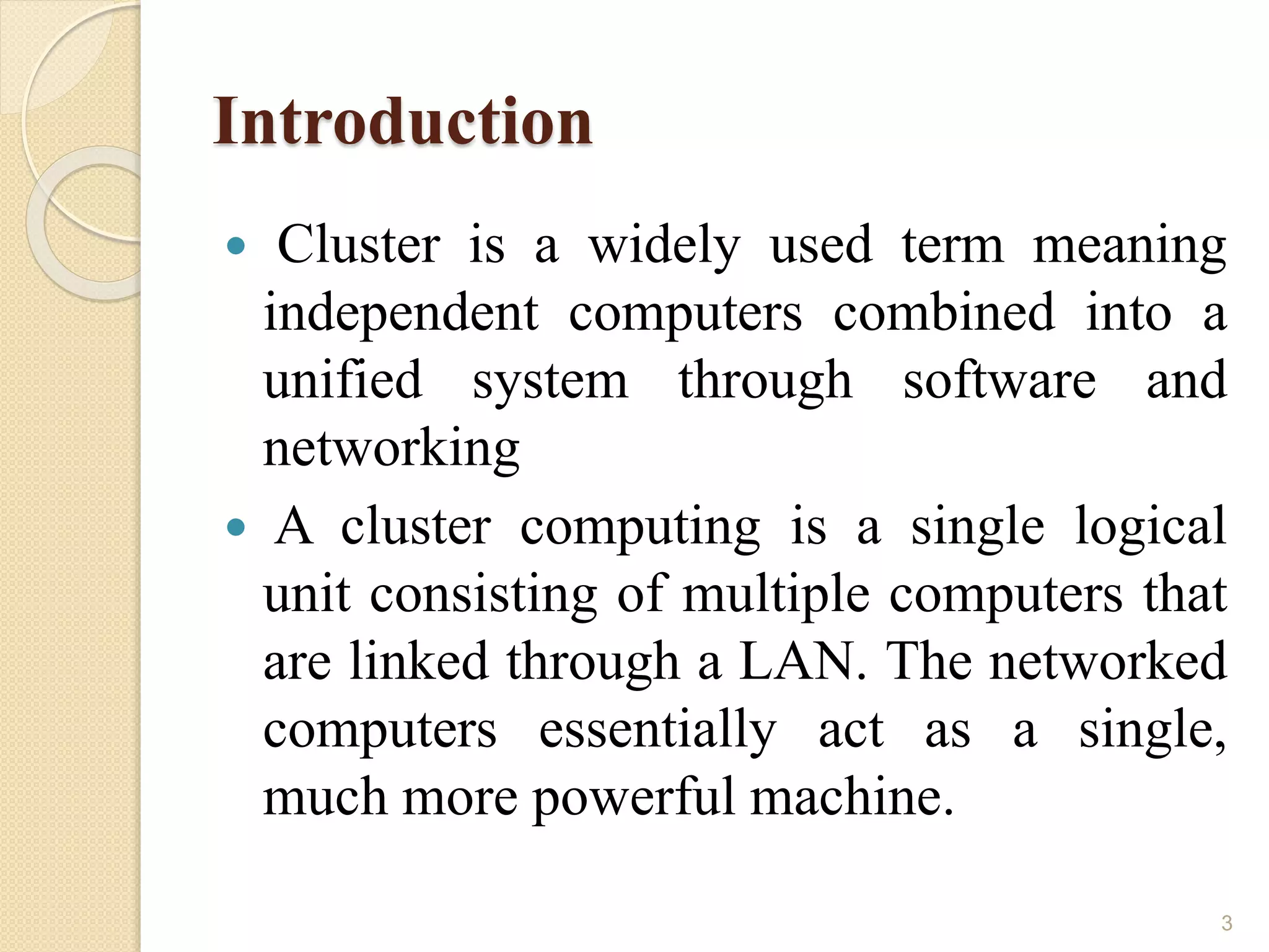 Cluster Computing | PPT