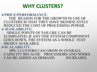 Cluster Computing 1[1].pptx | Computing | Technology & Computing