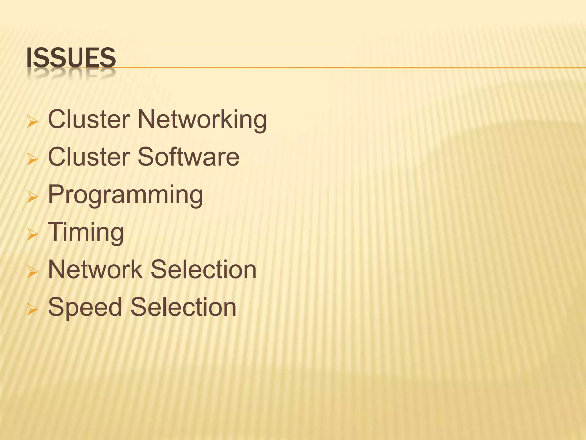 Cluster computing | PPTX