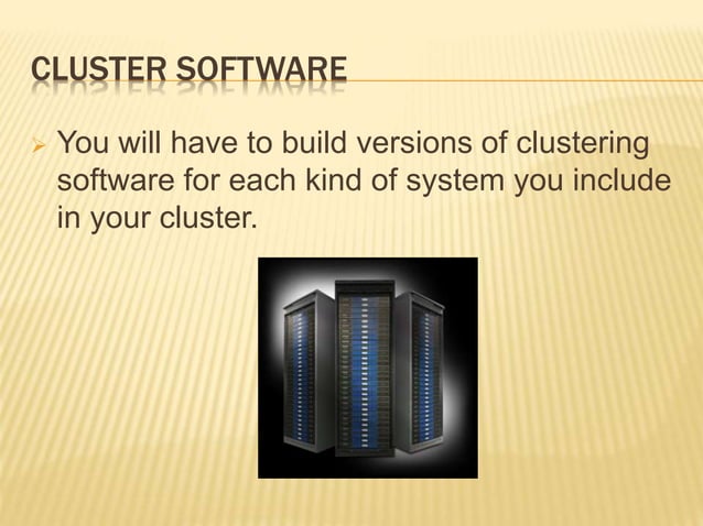 Cluster computing | PPTX