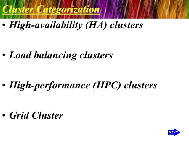 Cluster Computing Ppt Pptx