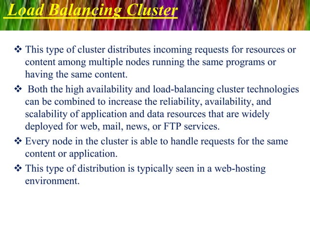 Cluster computing ppt | PPTX