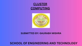 Cluster Computing ppt.pdf