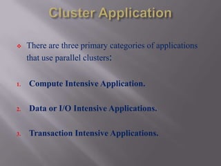 Cluster computing pptl (2) | PPT