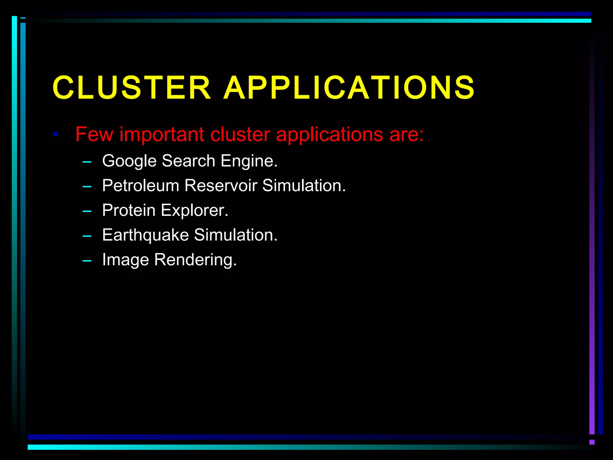 Cluster Computing Seminar. | PPT