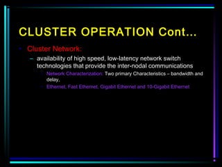 Cluster Computing Seminar. | PPT