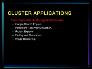 Cluster Computing Seminar. | PPT