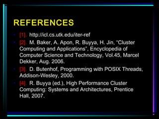 Cluster Computing Seminar. | PPT
