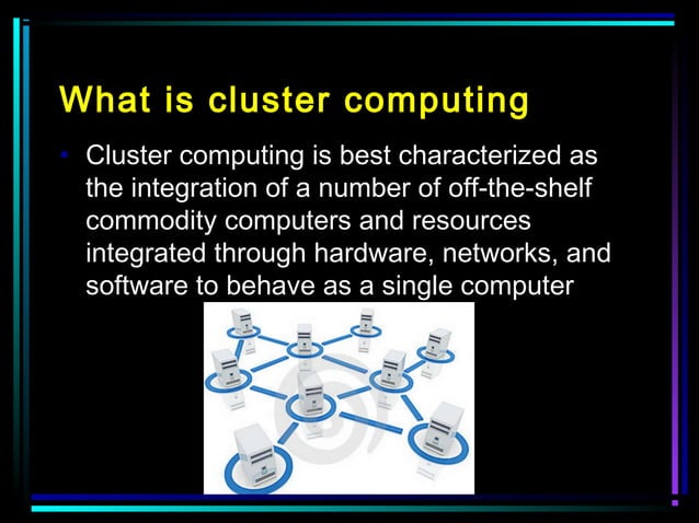Cluster Computing Seminar. | PPT