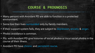 Cluster C Personality Disorders | PPTX