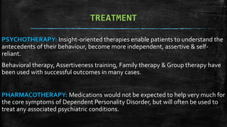 Cluster C Personality Disorders | PPTX
