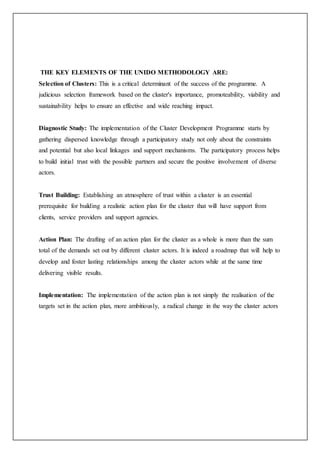 Cluster development in india final | DOCX | Small and Medium-sized ...