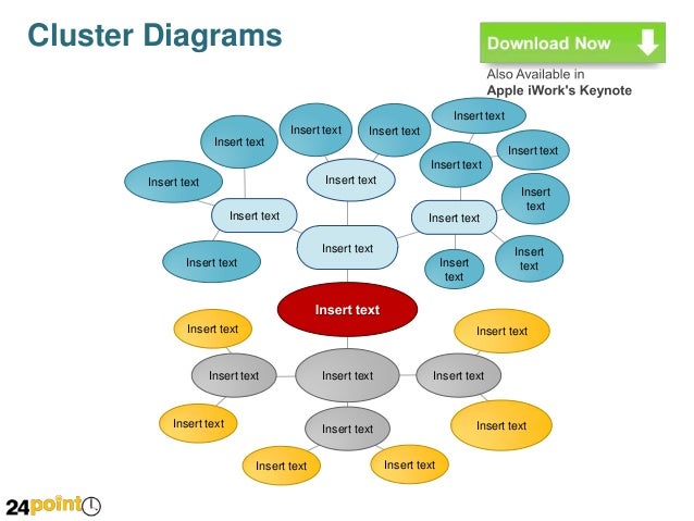 Cluster Diagrams for Editable PPT Slides