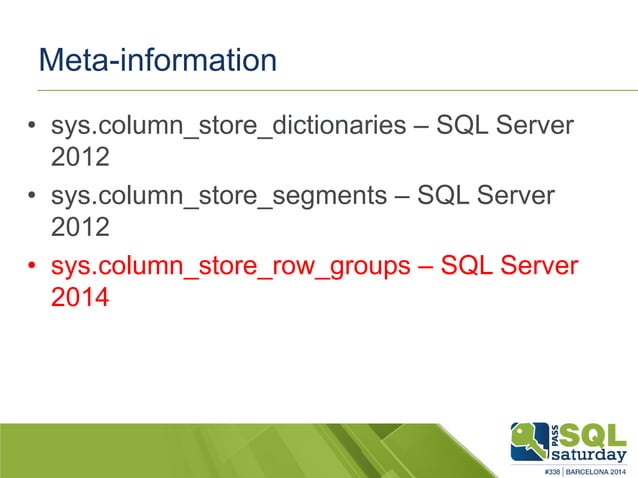 Clustered Columnstore - Deep Dive | PPT
