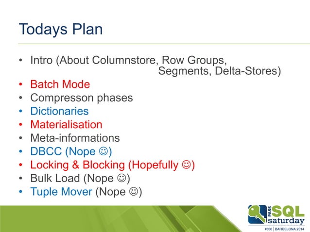 Clustered Columnstore - Deep Dive | PPT