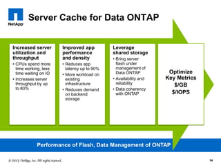 VMware PEX Boot Camp - The Future Now: NetApp Clustered Storage and Flash for the Enterprise | PPT