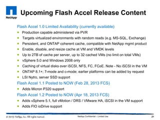 VMware PEX Boot Camp - The Future Now: NetApp Clustered Storage and ...