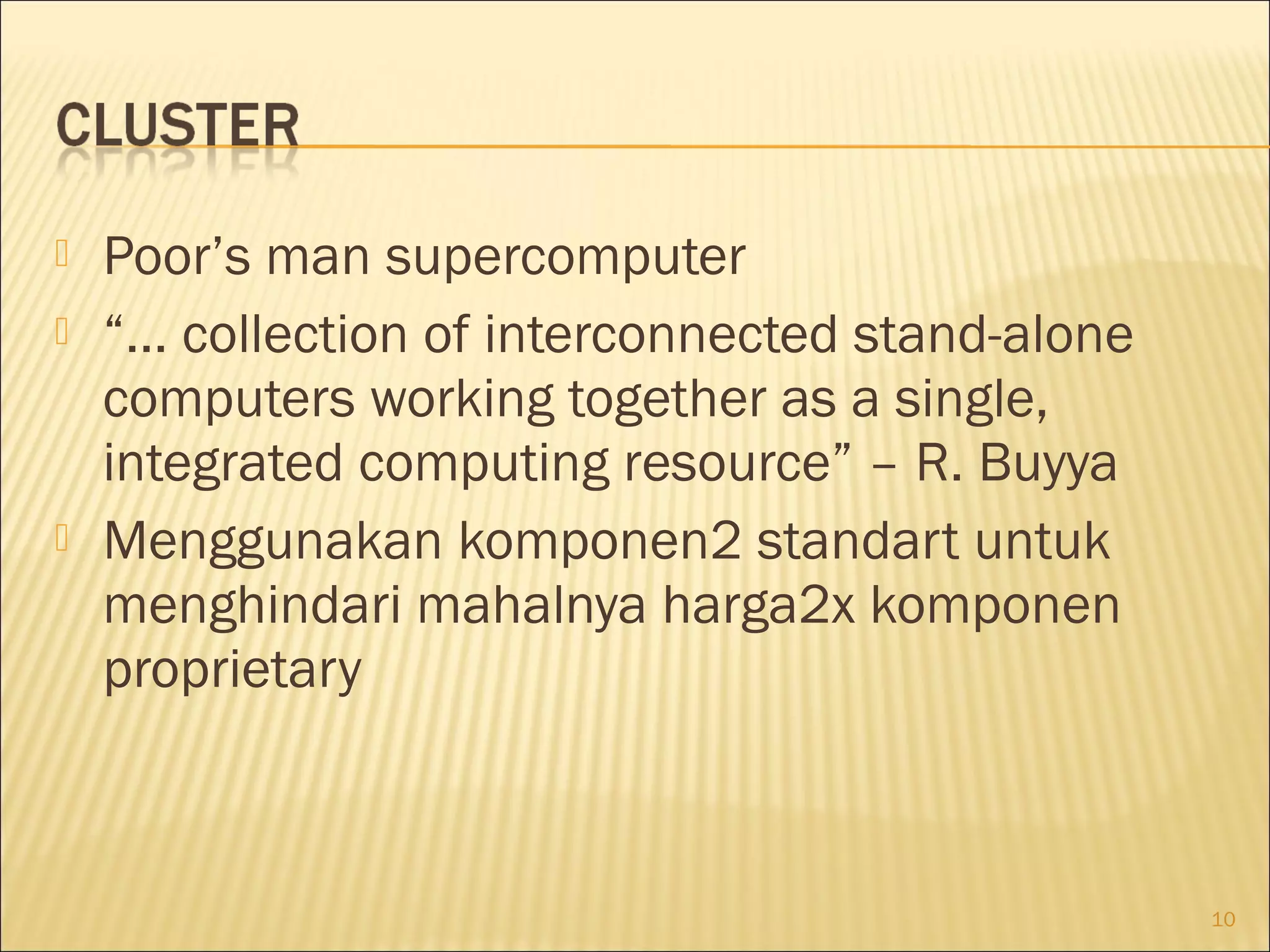 Cluster grid cloud computing | PPT
