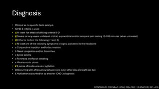 Cluster headache, other trigeminal autonomic cephalgia, and cranial ...