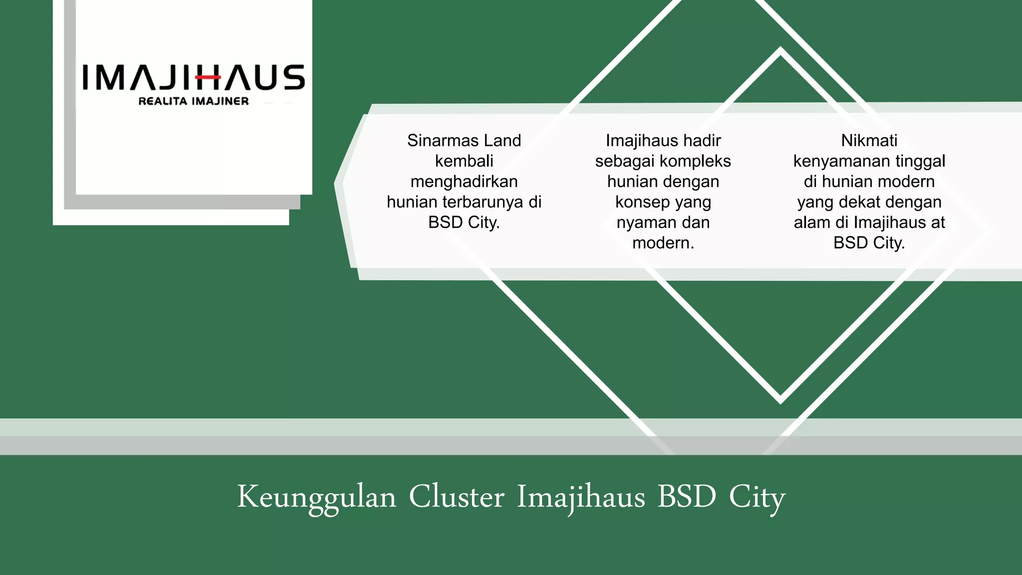 Cluster Imajihaus BSD City | PPT