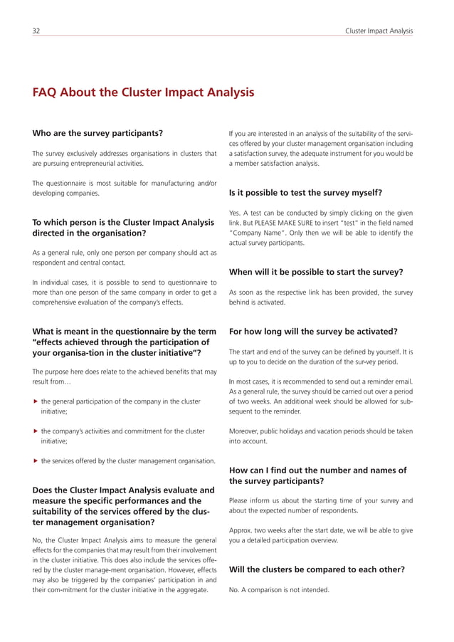Cluster Impact Analysis | PDF
