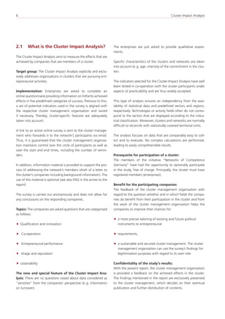 Cluster Impact Analysis | PDF