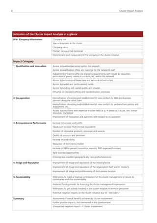 Cluster Impact Analysis | PDF