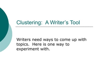 Clustering | PPT