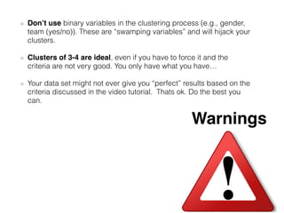 Basics of Clustering | PDF