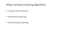 machine learning - Clustering in R | PPTX