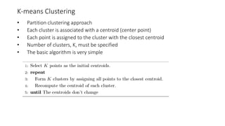 machine learning - Clustering in R | PPTX