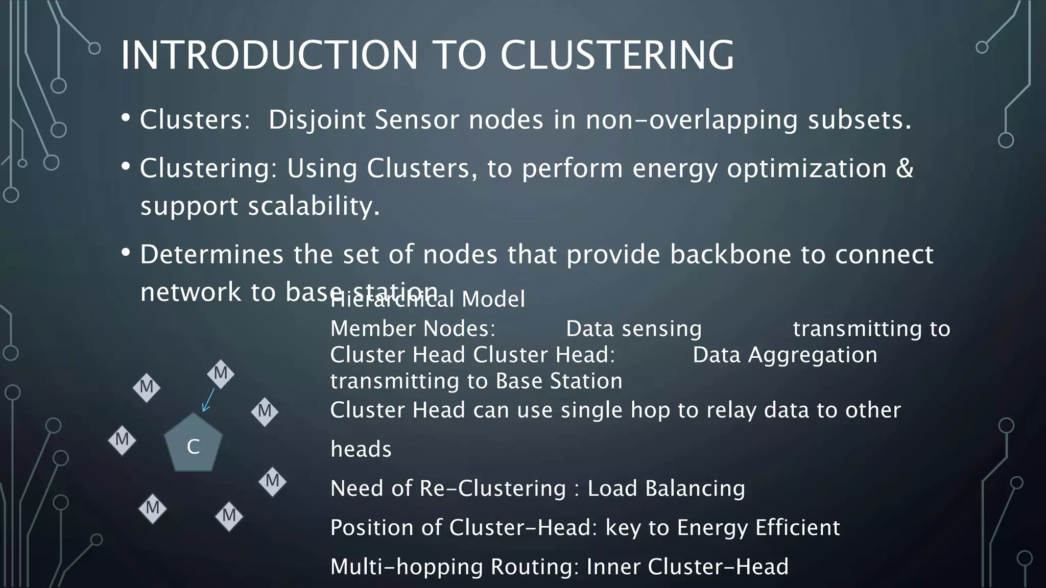Energy Efficient Clustering Wireless Sensor Network Pptx Internet