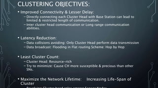 Energy Efficient Clustering: Wireless Sensor Network | PPTX