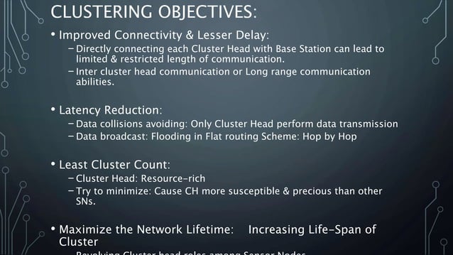 Energy Efficient Clustering Wireless Sensor Network Pptx Internet