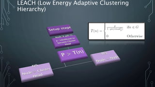 Energy Efficient Clustering: Wireless Sensor Network | PPTX