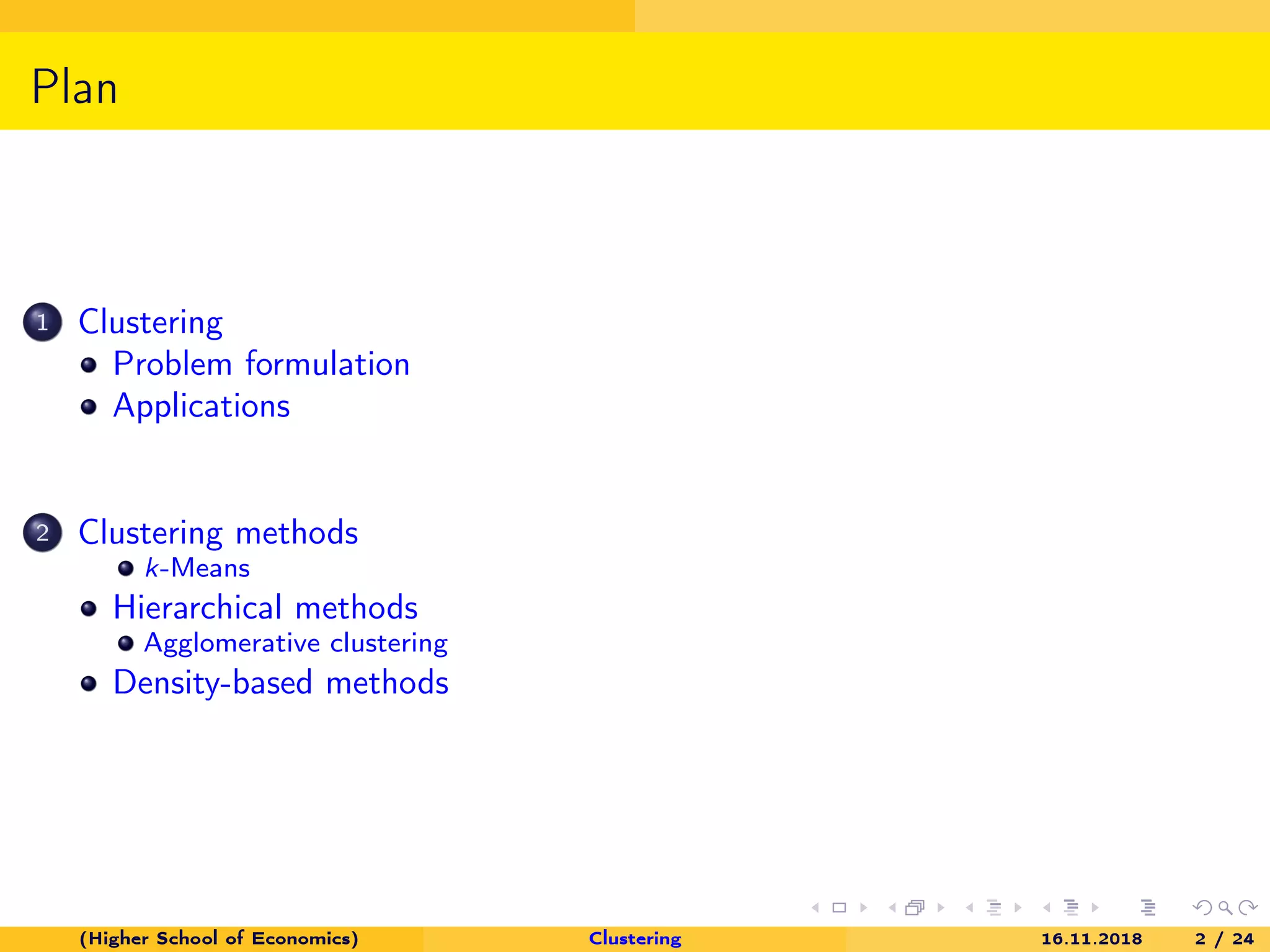 mlcourse.ai. Clustering | PPT