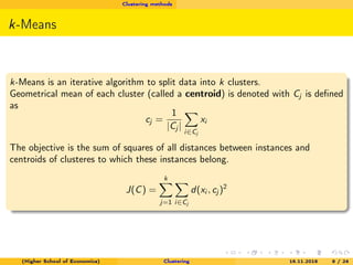 mlcourse.ai. Clustering | PDF | Physics | Science