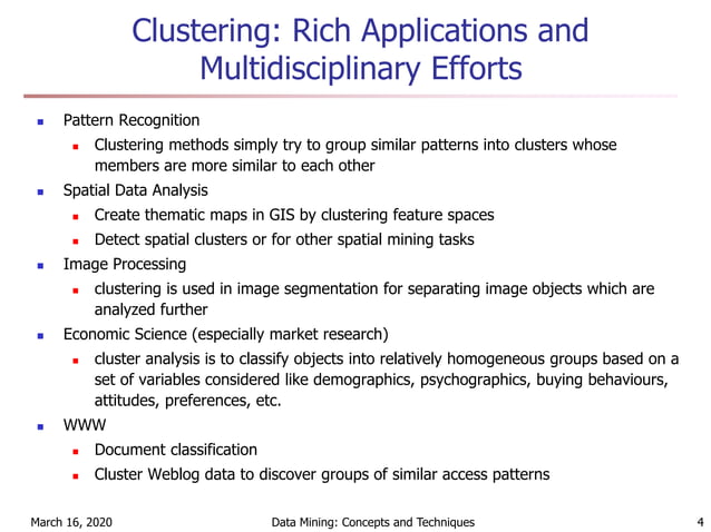 Clustering | PDF | Databases | Computer Software and Applications
