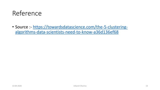 Density Based Clustering Algorithmsdb Scan Mean Shift Ppt Free
