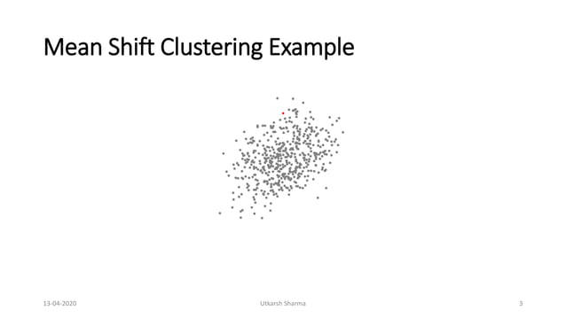 Density Based Clustering Algorithmsdb Scan Mean Shift Ppt Free