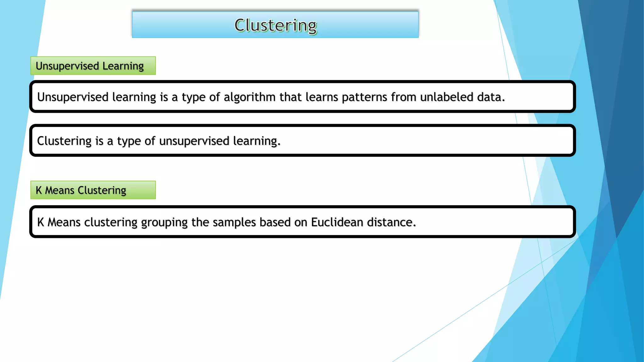 KMeans clustering | PPT