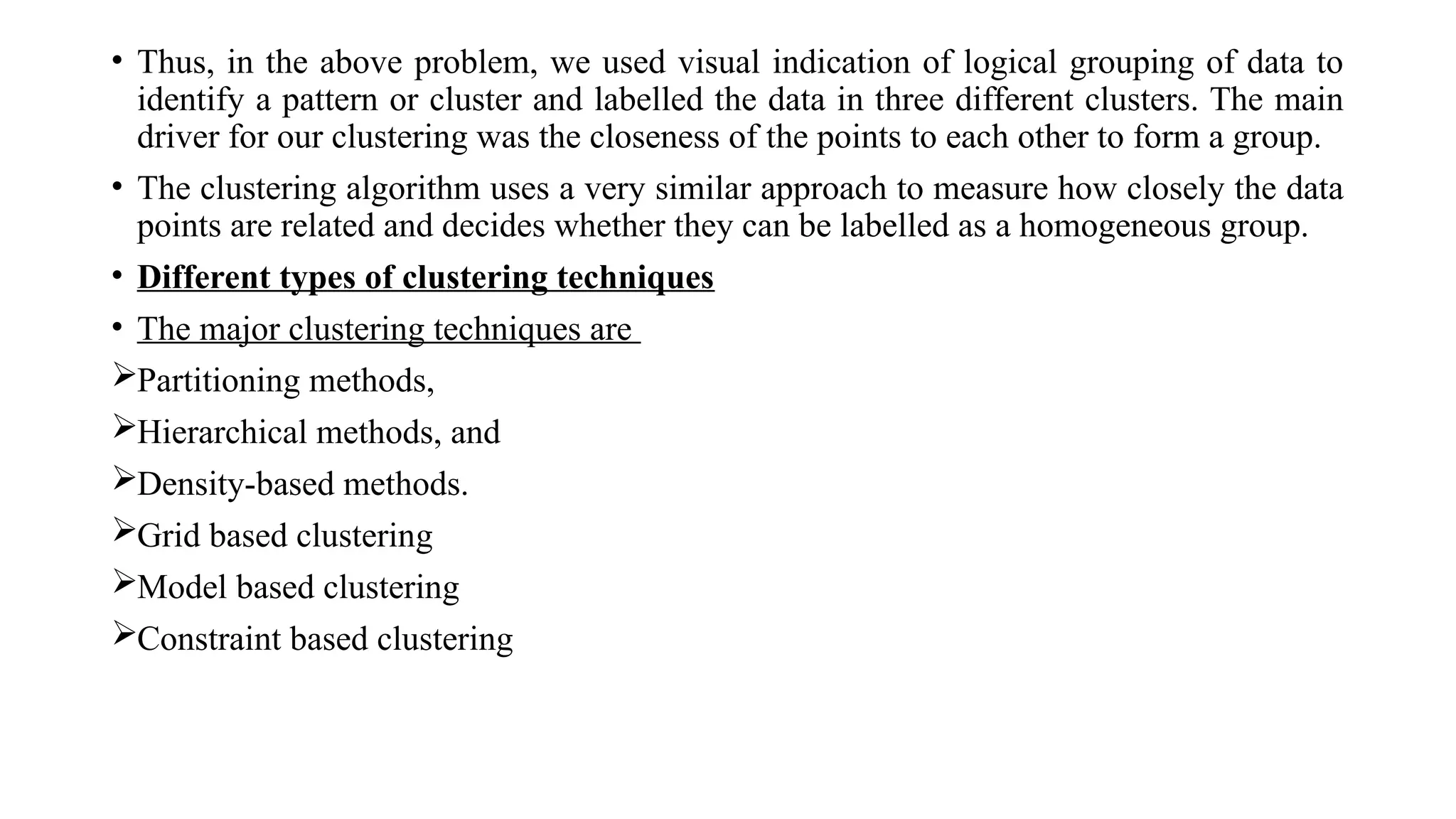 Clustering, Types of clustering, Types of data | PPTX