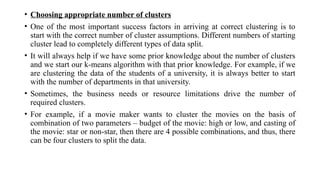 Clustering, Types of clustering, Types of data | PPTX