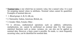 Clustering, Types of clustering, Types of data | PPTX