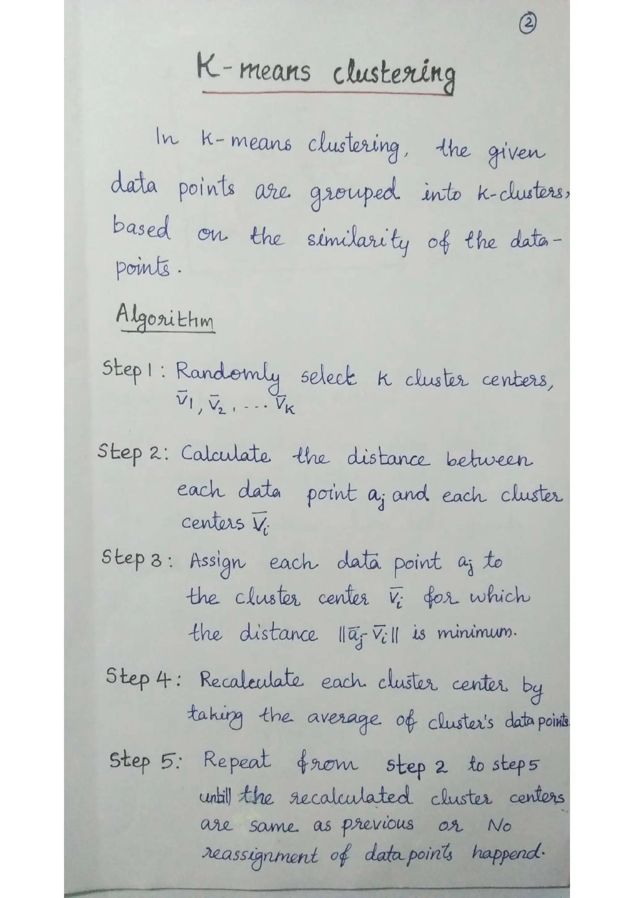 clustering notes btech cse handwritten.pdf