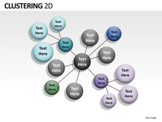 Clustering 2d powerpoint presentation templates | PPT