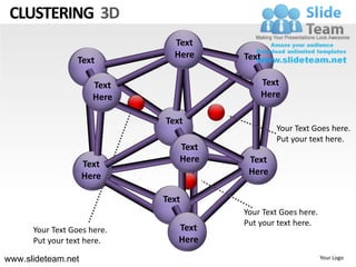 Clustering 3d powerpoint ppt templates. | PPT