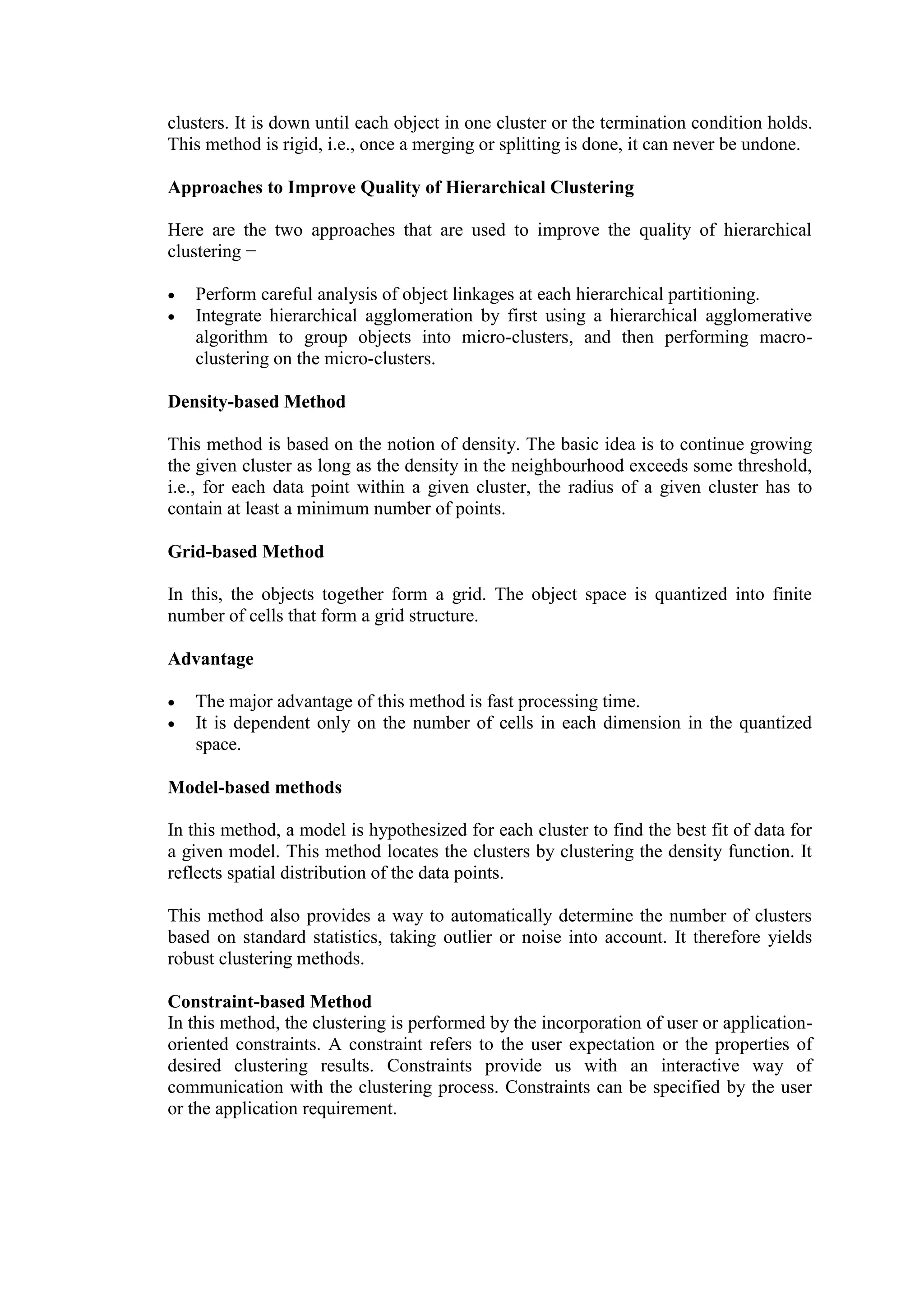 Clustering and Classification Algorithms Ankita Dubey | PDF