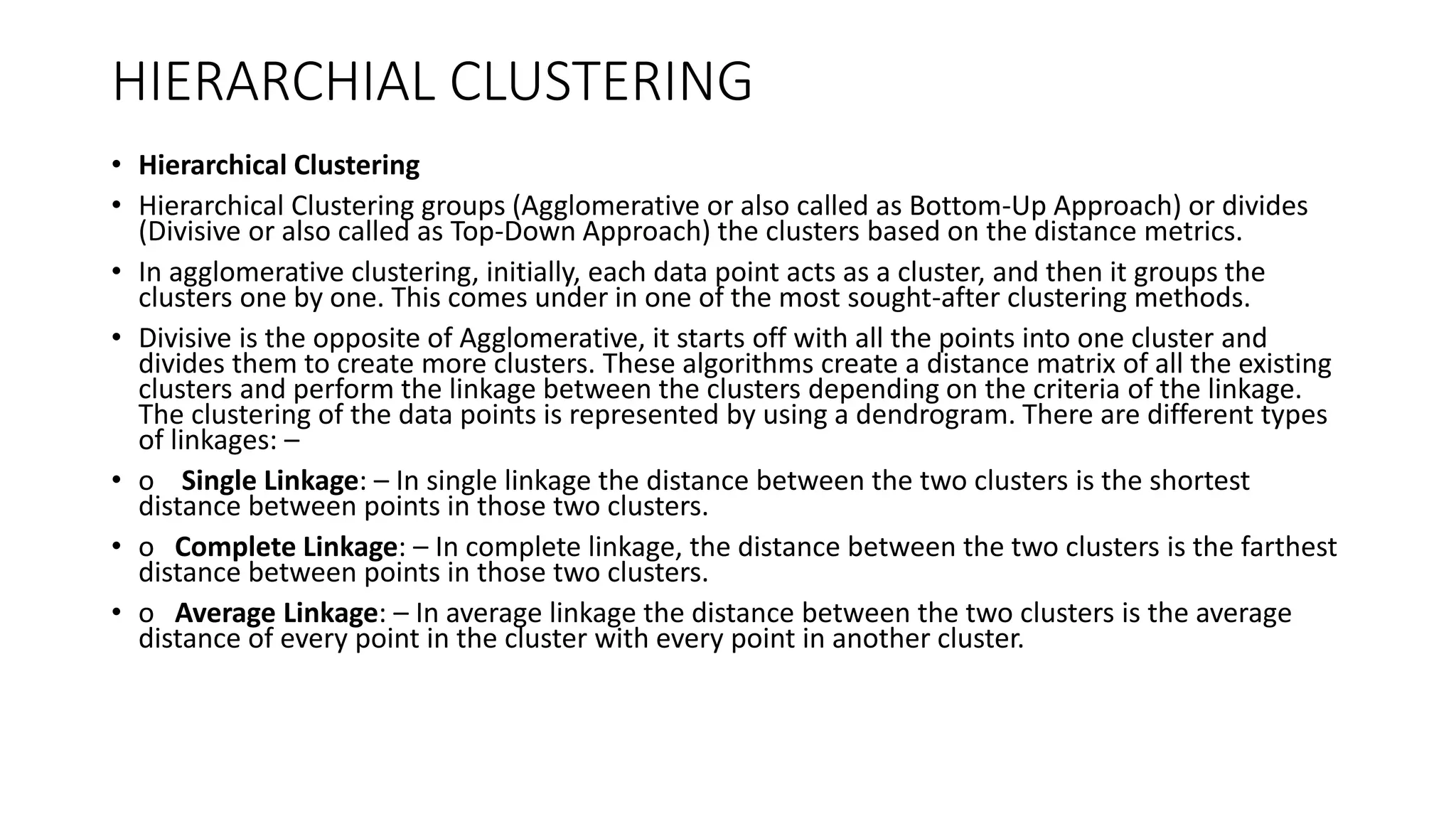 Clustering And Distance Metricspptx Computing Technology And Computing